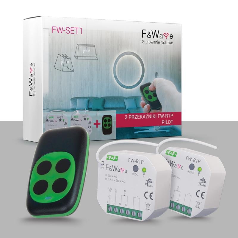 F&F FW-SET1 Zaprogramowany zestaw 2x FW-R1P + FW-KEY - F&F | Sklep ...