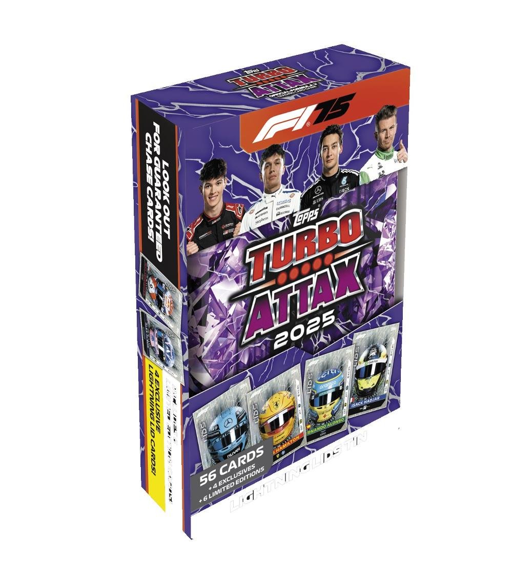 F1 Turbo Attax TCG Topps Mega Puszka z Kartami (wysyłka losowa) - Burda ...