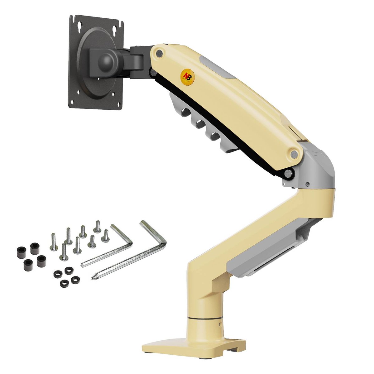 F80-XD Lava Yellow Solidny Ergonomiczny Uchwyt do Monitora 17'-30 ...