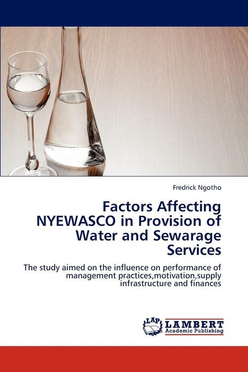 Factors Affecting Nyewasco in Provision of Water and Sewarage Services ...
