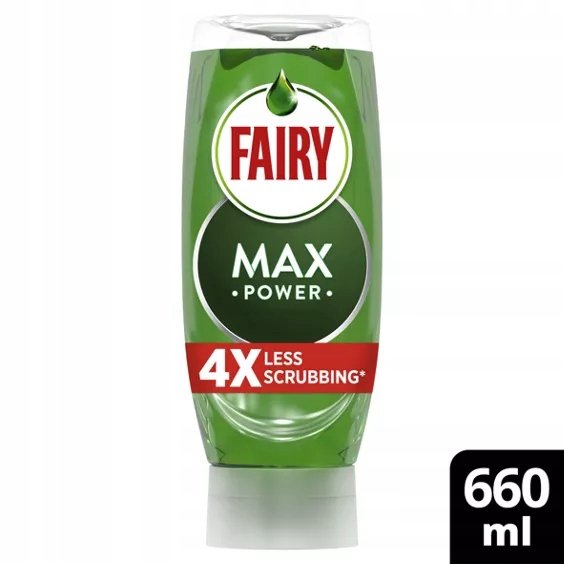 Fairy Max Power Original Płyn do mycia naczyń ANTYBAKTERYJNY 660 ml ...