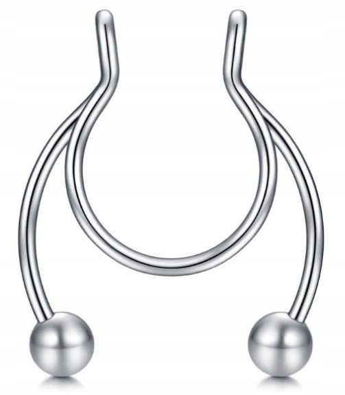 Fake septum U Kolczyk do Nosa Stal Ring Punk - MODEUS | Moda Sklep ...