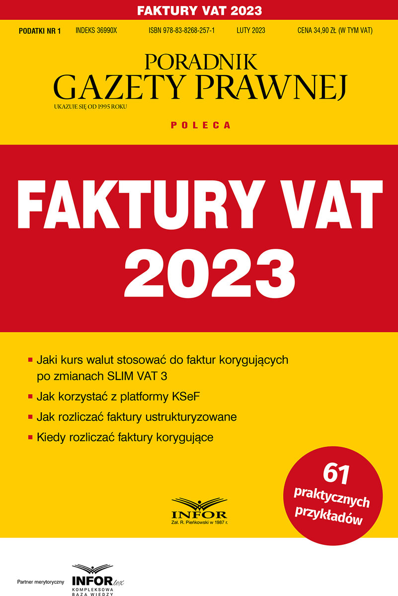 Faktury VAT 2023 - Opracowanie zbiorowe | Książka w Empik