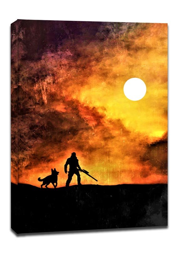 Fallout Vintage Poster - obraz na płótnie 61x91,5 cm - Galeria Plakatu ...