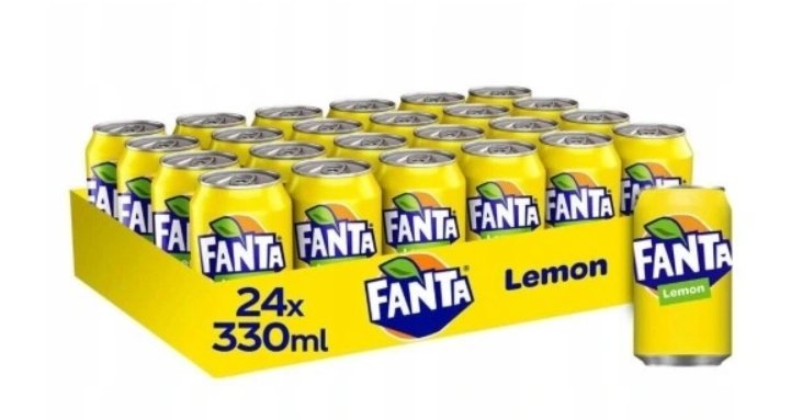 Fanta Lemon 330ml 24szt - Fanta | Sklep EMPIK.COM