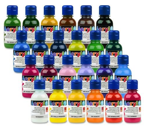 Farba Akryl Czerwona 125ml - MoroColor | Sklep EMPIK.COM