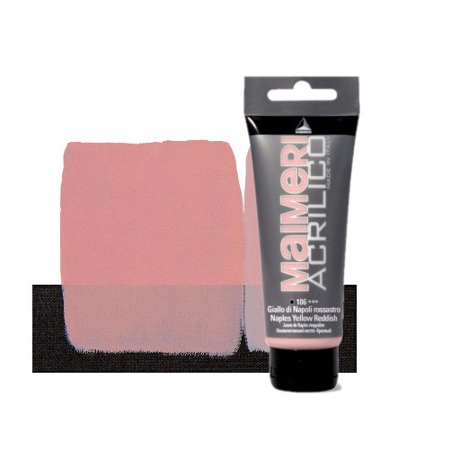 Farba akryl MAIMERI ACRYLICO 106 Reddish Naples yellow 200ml - Inna ...
