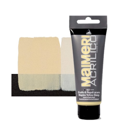 Farba akryl MAIMERI ACRYLICO 107 Dark Naples yellow 200ml - Inna marka ...