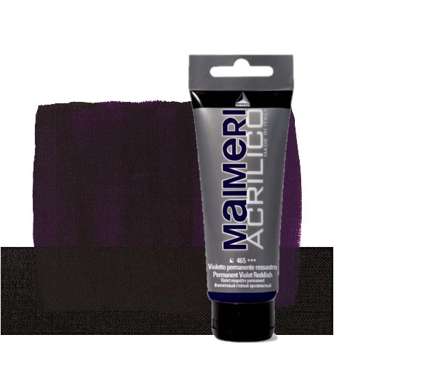 Farba akryl MAIMERI ACRYLICO 465 Reddish permanent violet 200ml - Inna ...