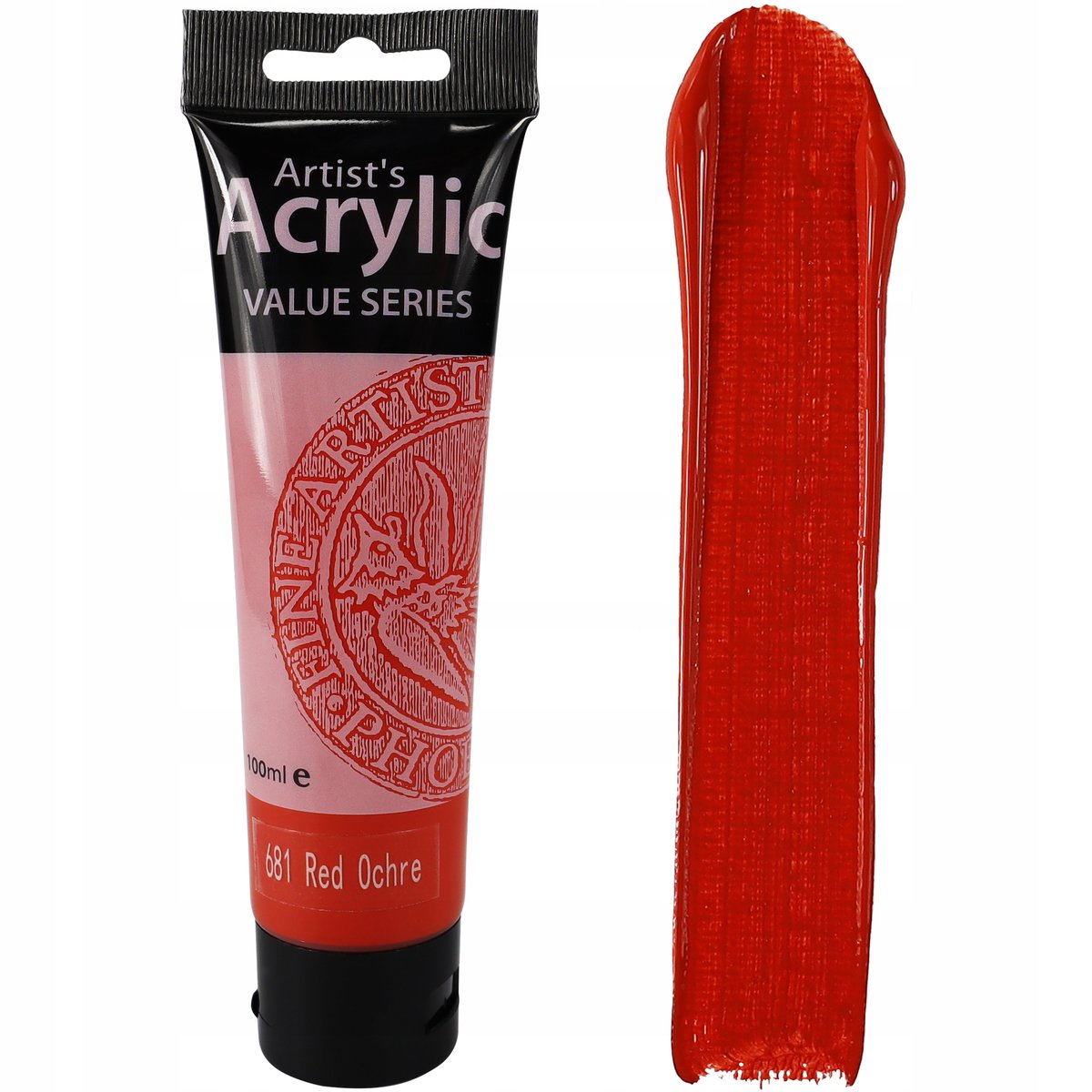 Farba Akrylowa Artystyczna Phoenix 681 Czerwona Red Ochre 100ml ...