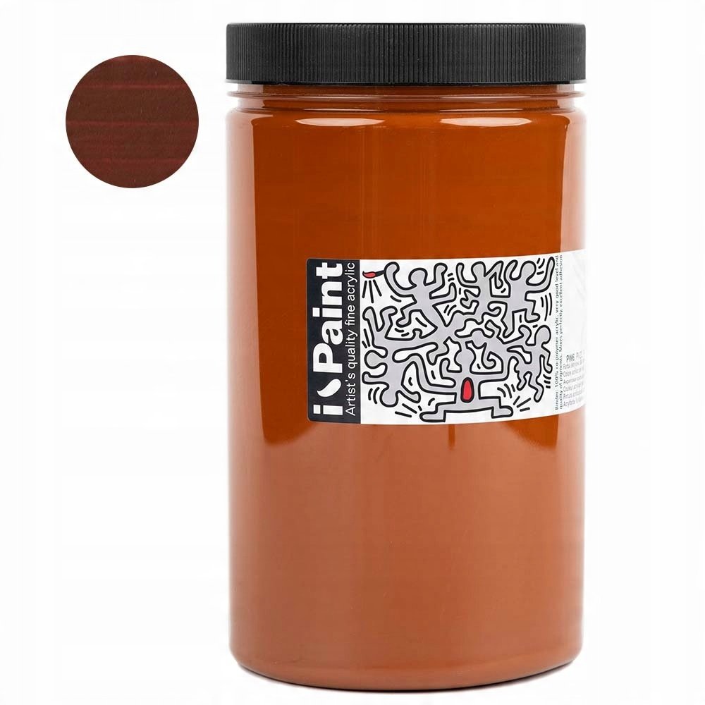 FARBA AKRYLOWA brązowa Renesans IPAINT 1200ml 13 ZIEMIA SIENEŃSKA PALON ...