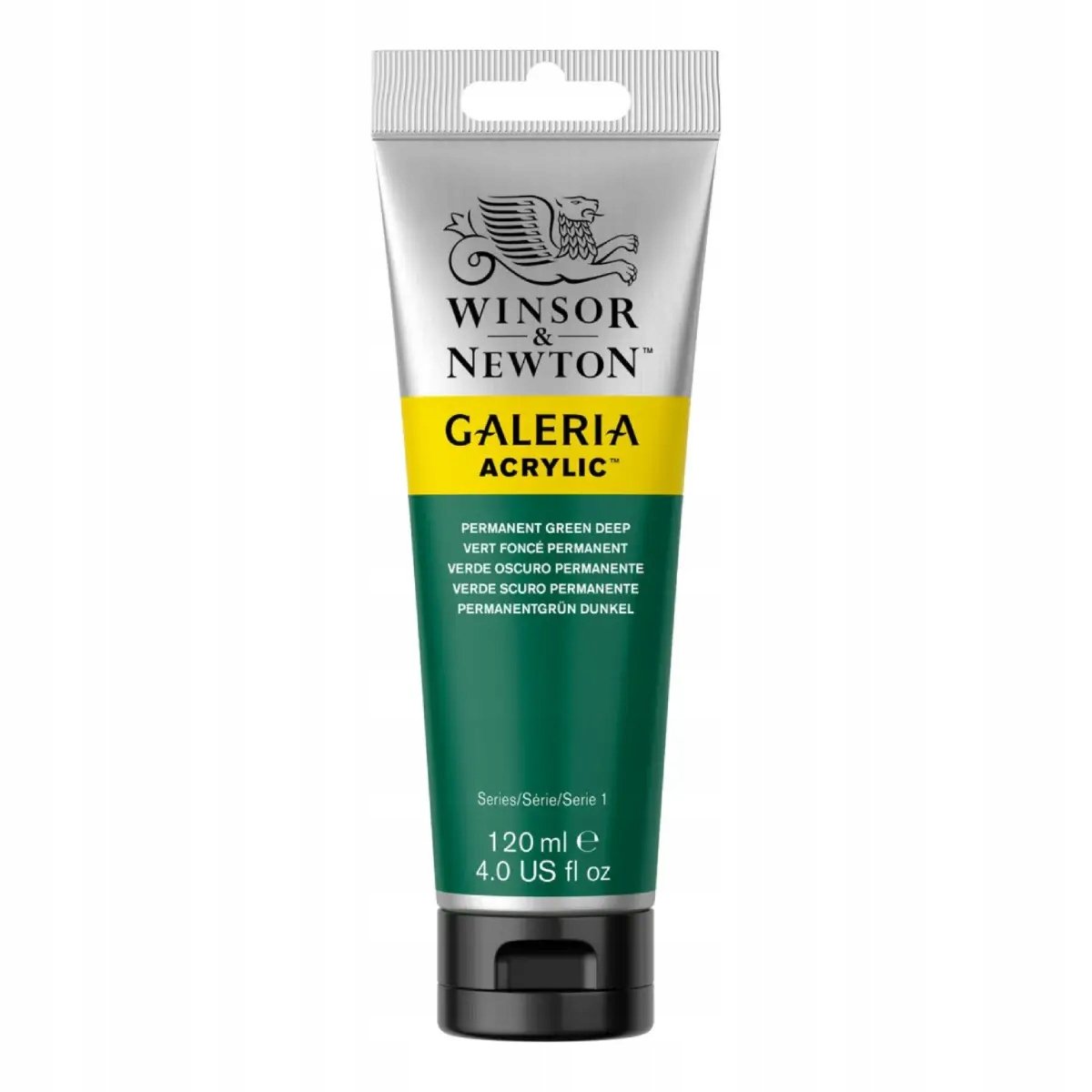Farba akrylowa Galeria Winsor & Newton 120 ml - 482 Permanent Green ...