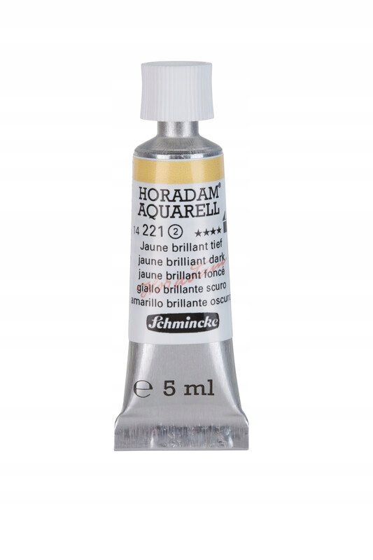 Farba akwarelowa Schmincke Horadam jaune brilliant dark 5 ml. 221 ...