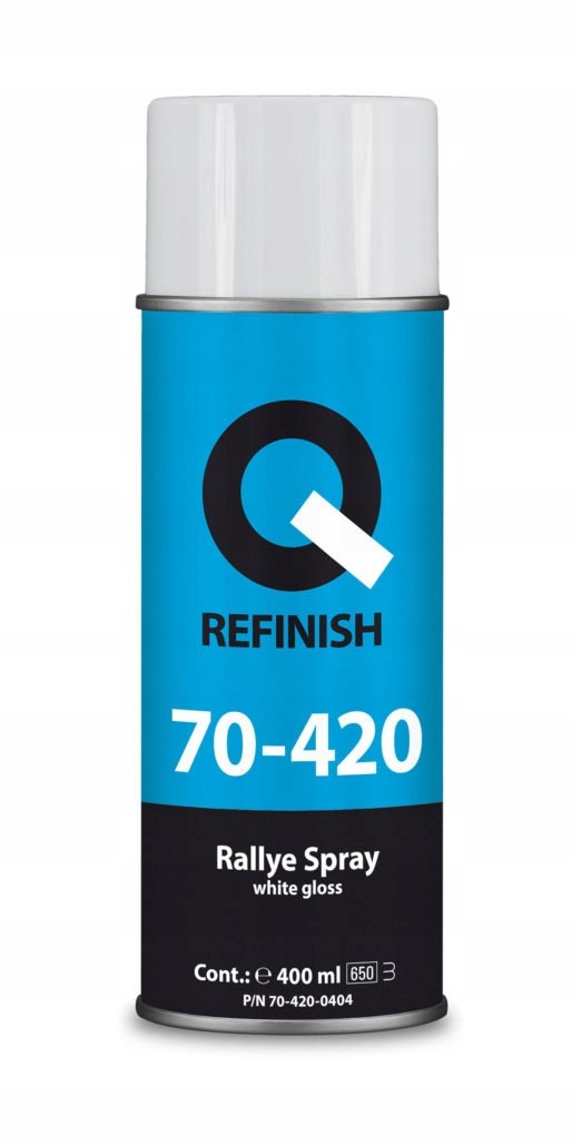 FARBA BIAŁY POŁYSK SPRAY Q-REFINISH 70-420 400ml - Inna marka | Sklep ...