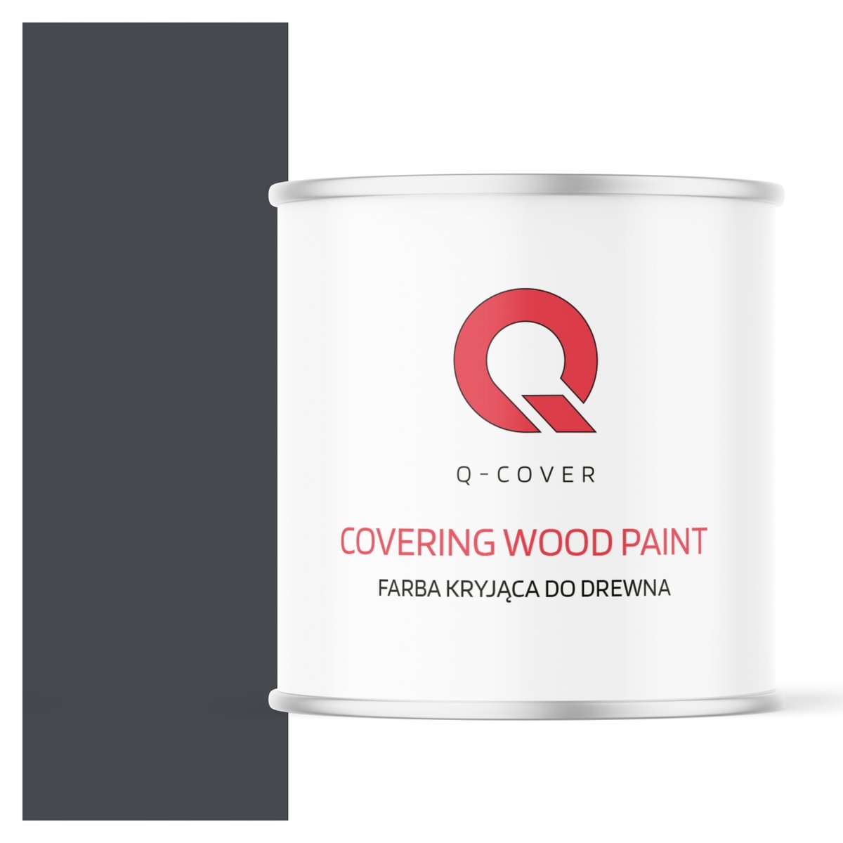 Farba Do Drewna Kryjąca Drzwi Renowacji Grafitowy Ral 7024 Mat 2.5L - Q ...