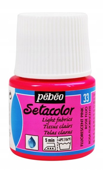 Farba Do Tkanin Setacolor Light Farbics 45Ml Rose - PEBEO | Sklep EMPIK.COM