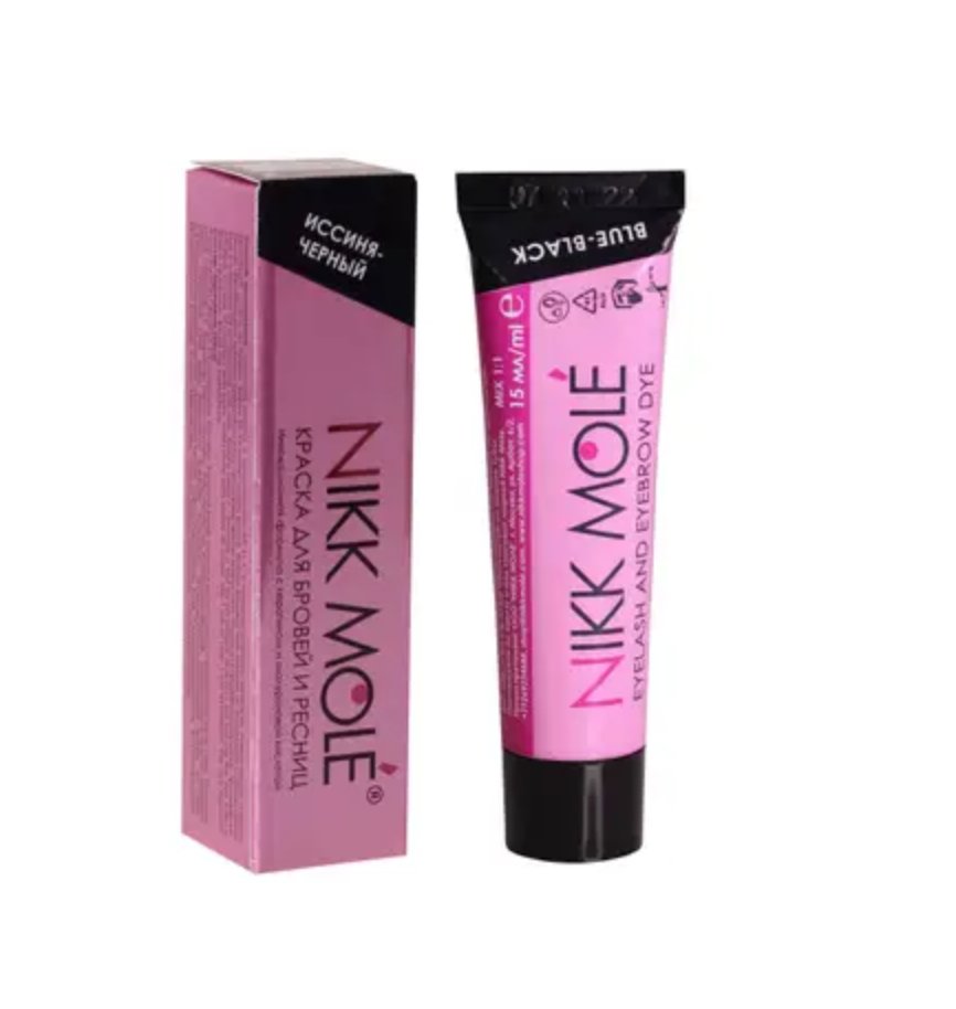 Farbka do brwi i rzęs Nikk Mole czarno-niebieska, 15 ml | Sklep EMPIK.COM