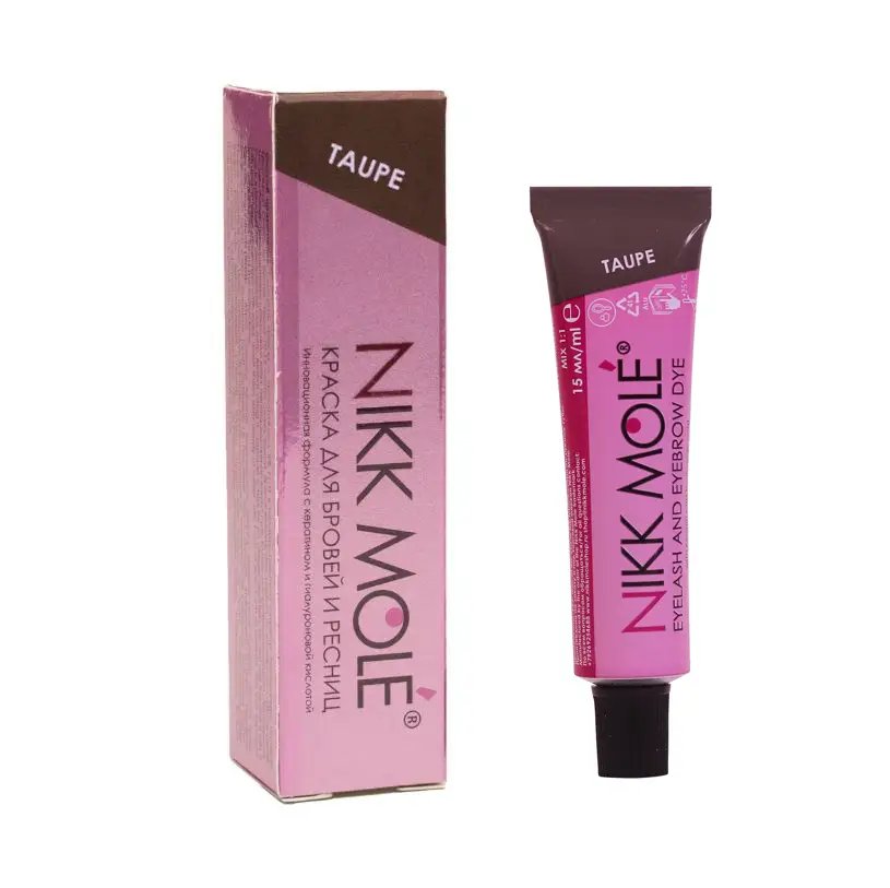 Farbka do brwi i rzęs Nikk Mole szaro-brązowa, 15 ml | Sklep EMPIK.COM