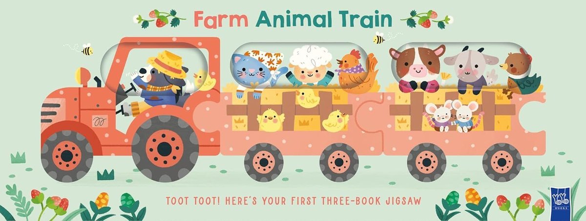 Farm Animal Train - Opracowanie zbiorowe | Książka w Empik