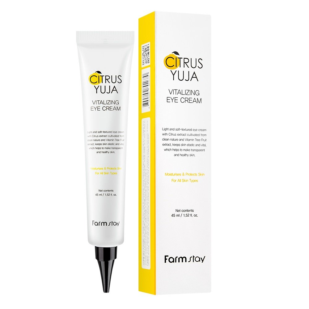 Farm Stay, Citrus Yuja Vitalizing Eye Cream, Rozjaśniający Krem Pod ... Farm Stay, Citrus Yuja Vitalizing Eye Cream, Rozjaśniający Krem Pod ...