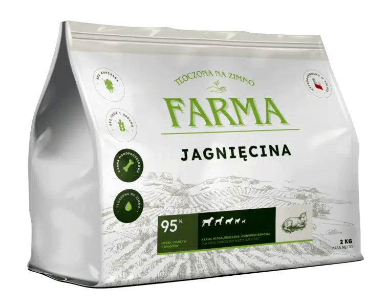 Farma Adult jagnięcina tłoczona na zimno 2kg - FARMA | Sklep EMPIK.COM