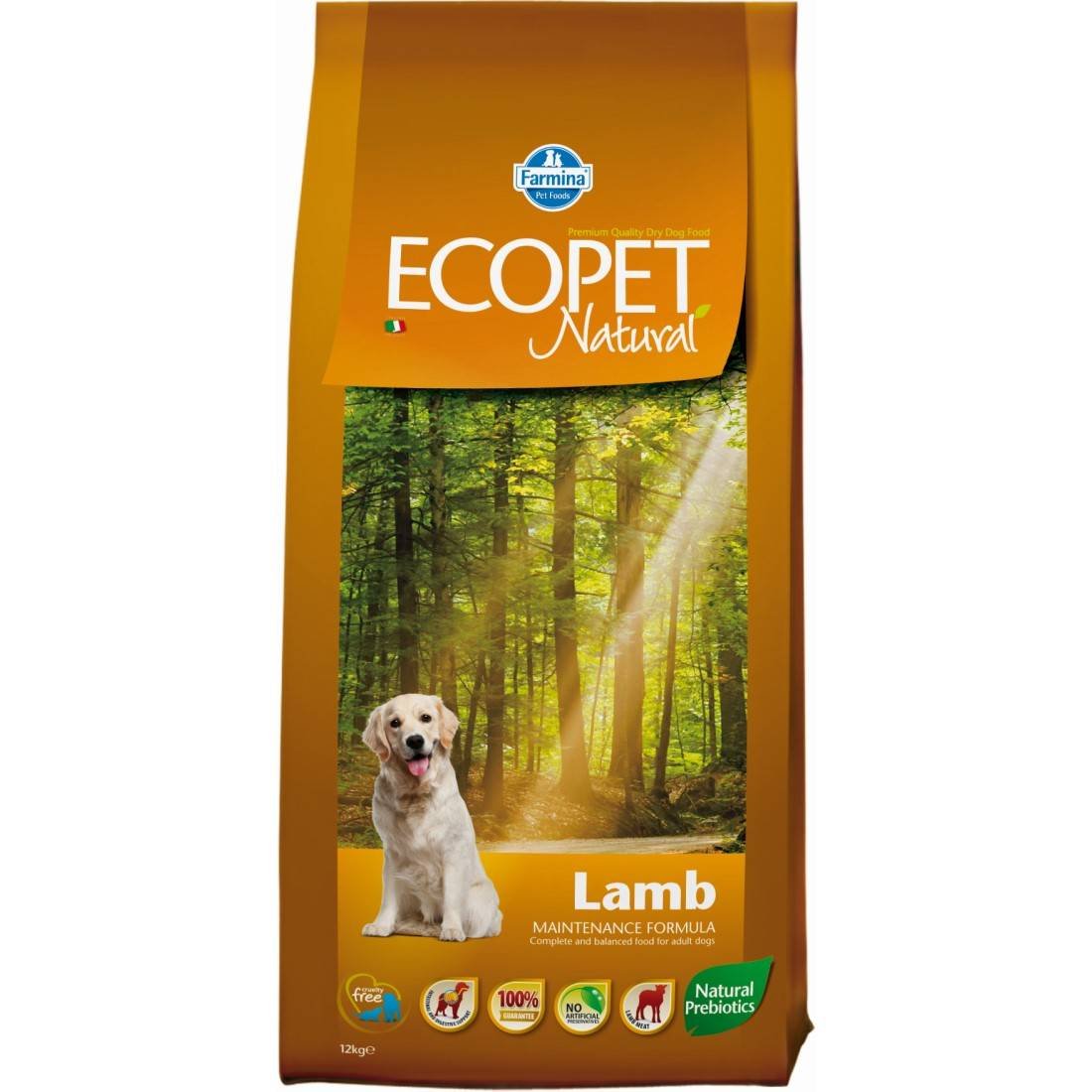 Farmina Ecopet Natural Lamb All Breeds12kg Sucha Karma Dla Psów ...