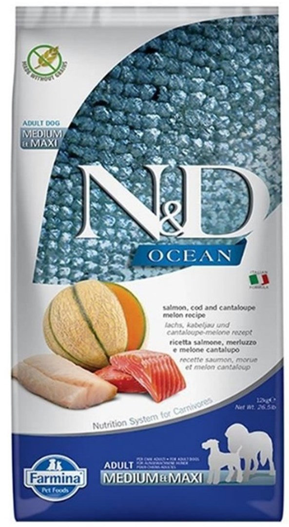 Farmina N&D Ocean Dog Salmon,C - Inny producent | Sklep EMPIK.COM