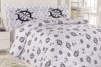 Faro Pościel 220X200 Stery Kotwice Biała Czarna W - Faro | Sklep EMPIK.COM
