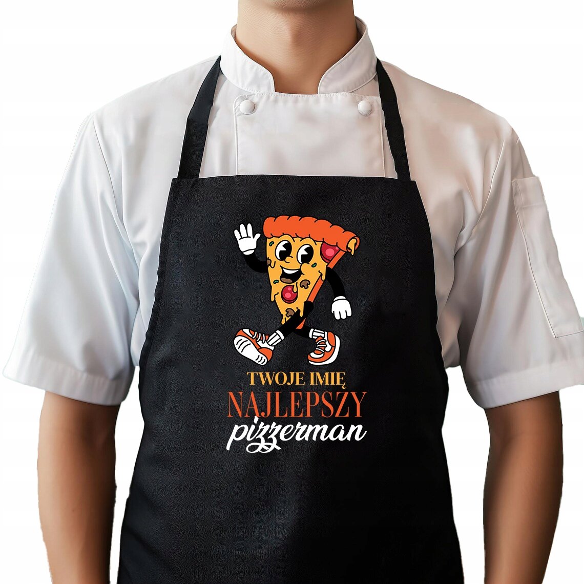 Fartuch Czarny Do Pizzerii Włoskiej Resteuracji Najlepszy Pizzerman ...