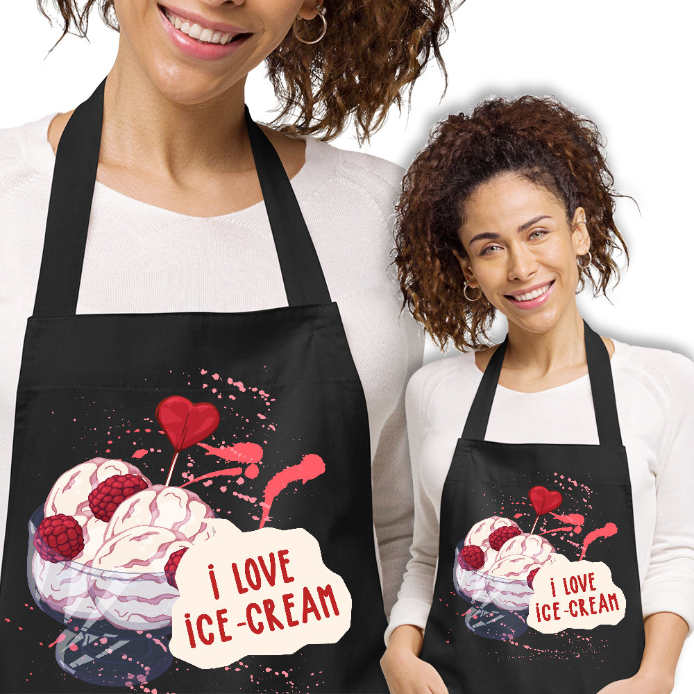 Fartuch Czarny Prezent ICE CREAM Zabawne Top Wzory - Inna marka | Sklep EMPIK.COM