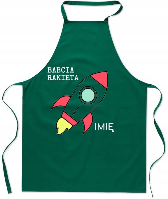 Fartuch Kuchenny Dzień Babci Babcia Rakieta + Imię Babci - Inna marka ...
