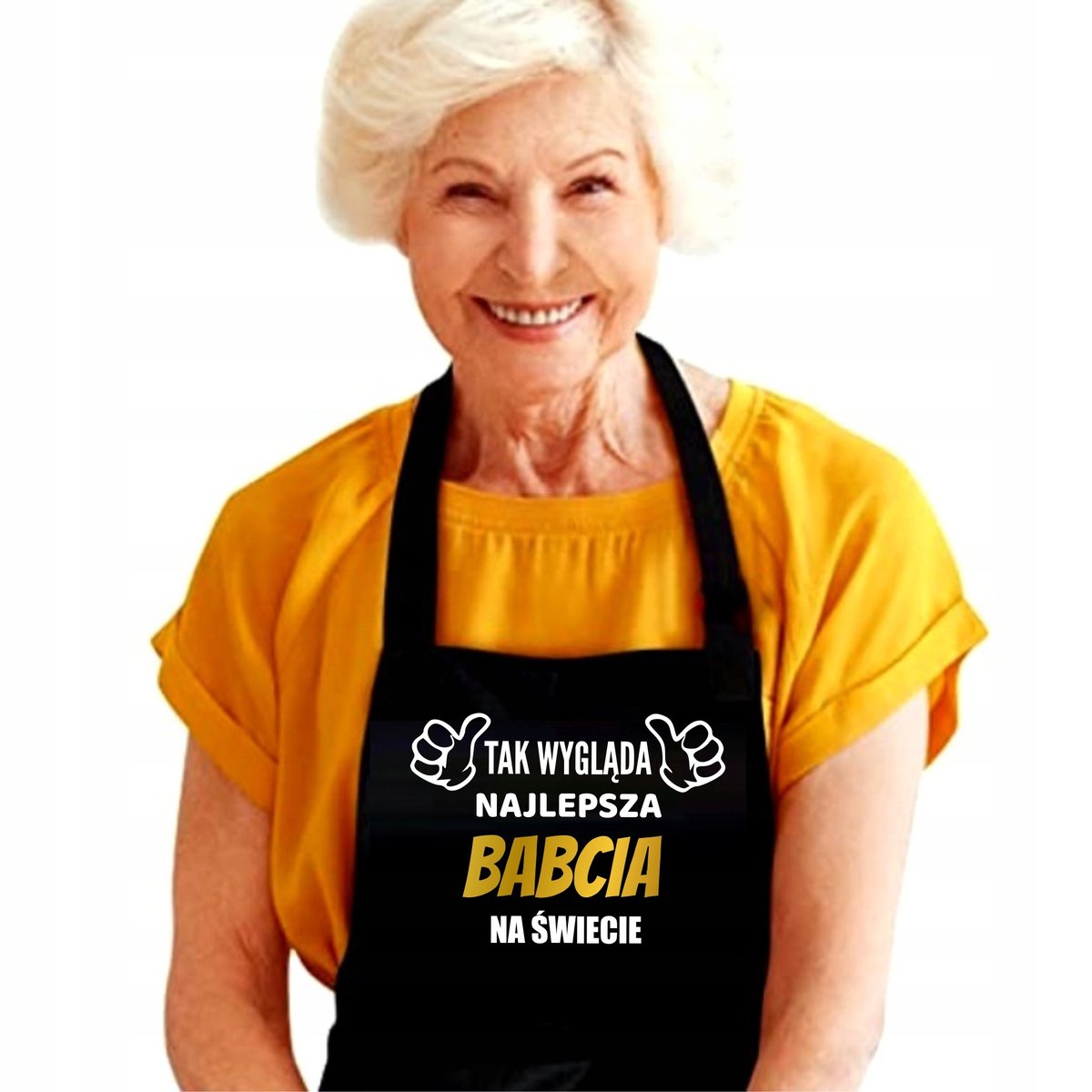 FARTUCH PREZENT DLA BABCI TAK WYGLĄDA NAJLEPSZA BABCIA NA ŚWIECIE + - Inna marka | Sklep EMPIK.COM