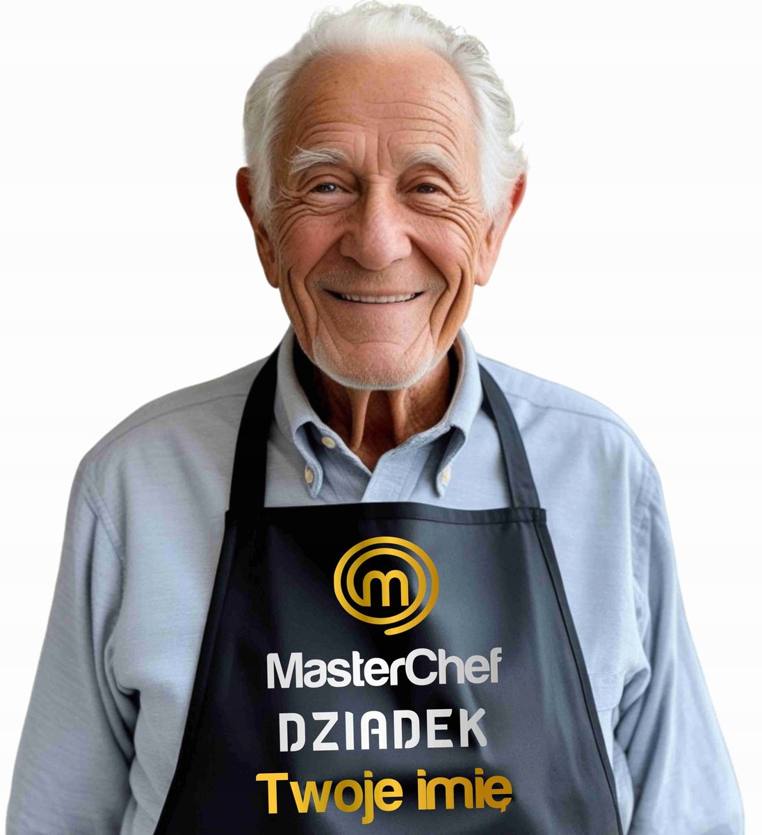 FARTUCH PREZENT NA DZIEŃ DZIADKA URODZINY MASTERCHEF DZIADEK + DOWOLNE ...