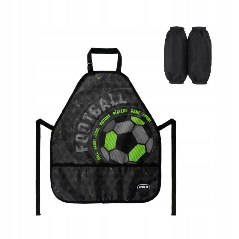 Fartuszek dla chłopców do prac plastycznych z kieszeniami football Kite ...