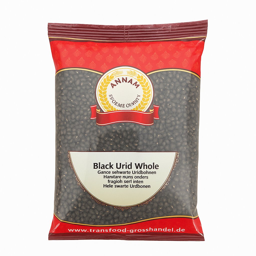 Fasola urad czarna Annam Black Urid Whole 1 kg - do dal makhani - Inna ...