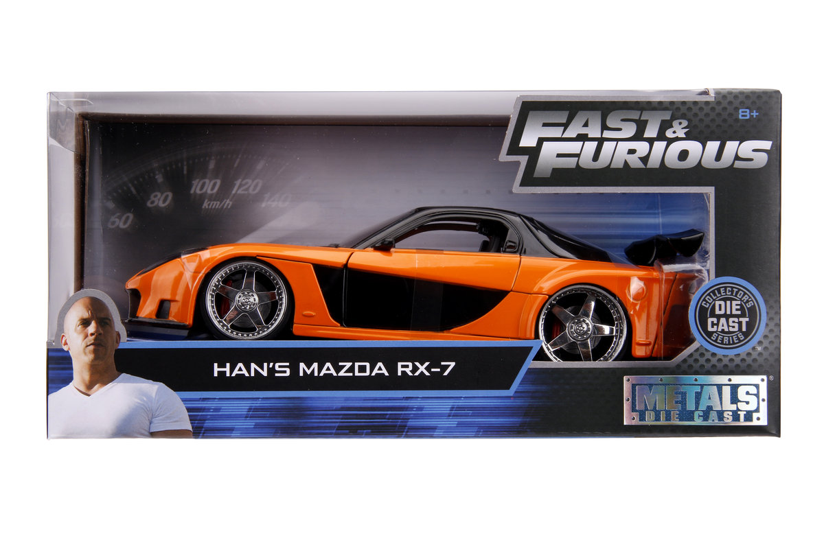 Fast & Furious, pojazd Mazda RX-7 1:24 - Jada | Sklep EMPIK.COM