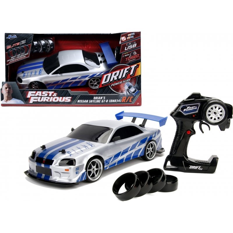 Fast&Furious, pojazd RC Nissan Skyline GTR 1:10 - Fast & Furious | Sklep EMPIK.COM