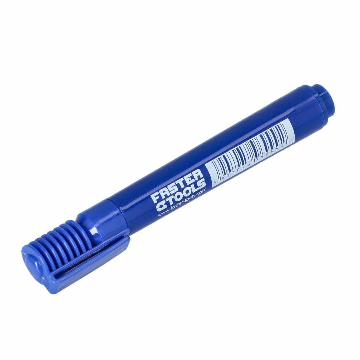 FASTER TOOLS marker niezmywalny niebieski - FASTER TOOLS | Sklep EMPIK.COM