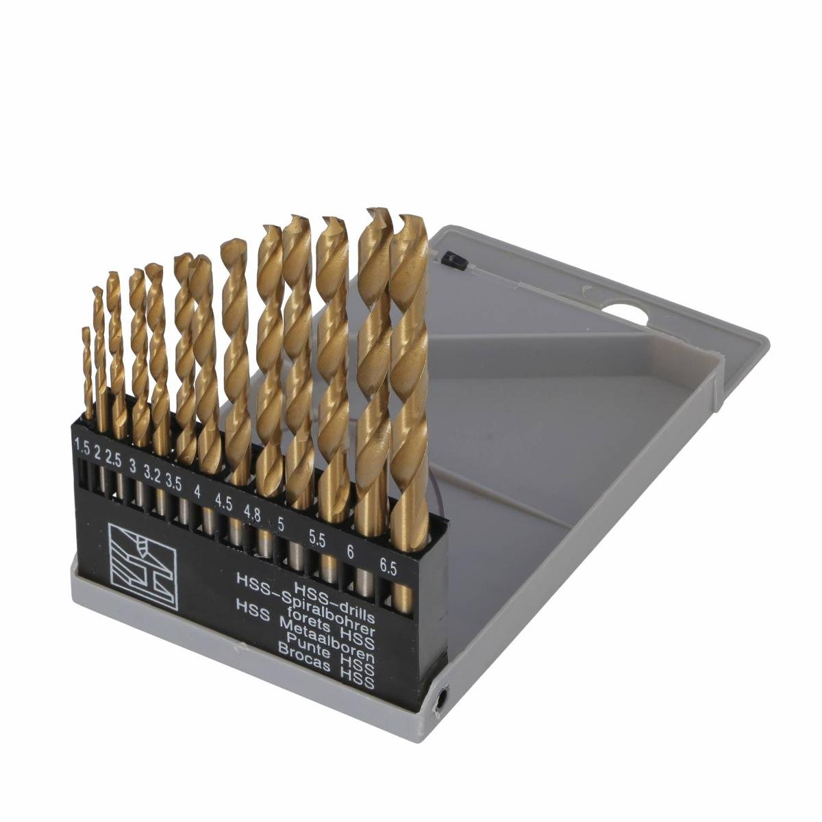 FASTER TOOLS wiertła do metalu tytanowane 13szt. 1,5-6,5mm - FASTER TOOLS | Sklep EMPIK.COM