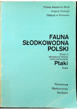 Fauna słodkowodna Polski Ptaki Aves - Wydawnictwo Naukowe PWN | Książka ...
