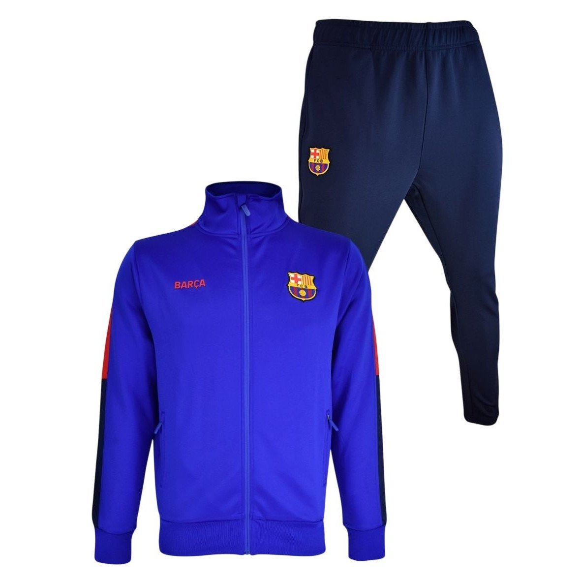 FC Barcelona dres junior Tracksuit Barca 5002CHBLP 164 niebieski - FC ...