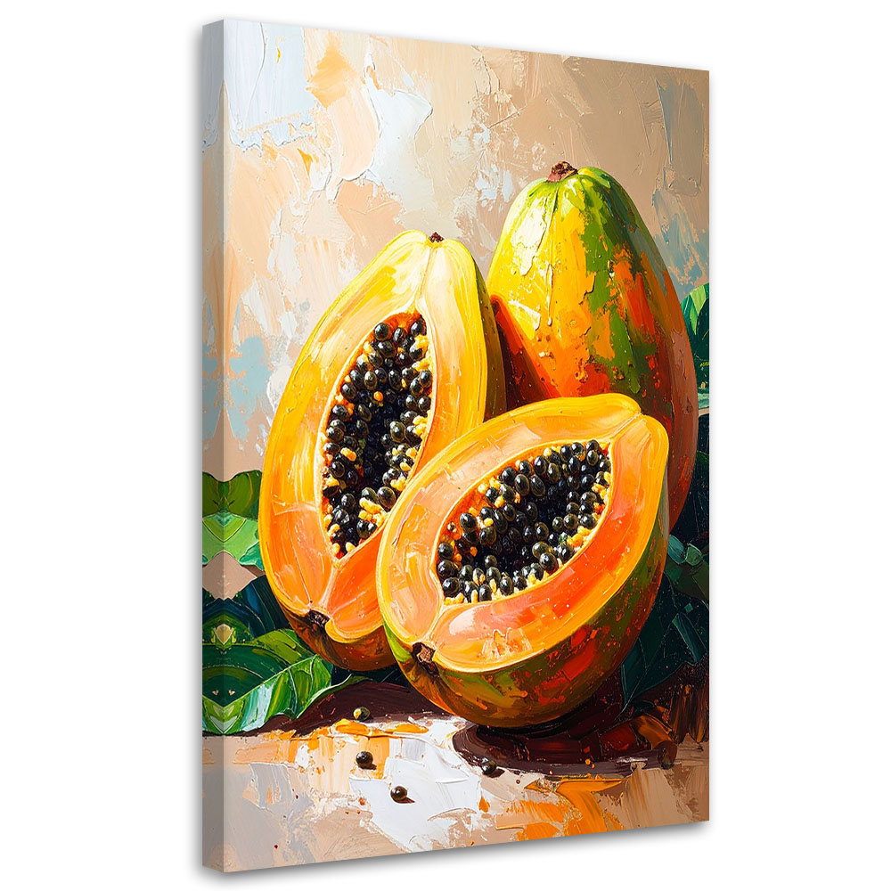 Feeby Obraz do kuchni baru jadalni, Papaja Owoce 70x100 - Feeby | Sklep ...