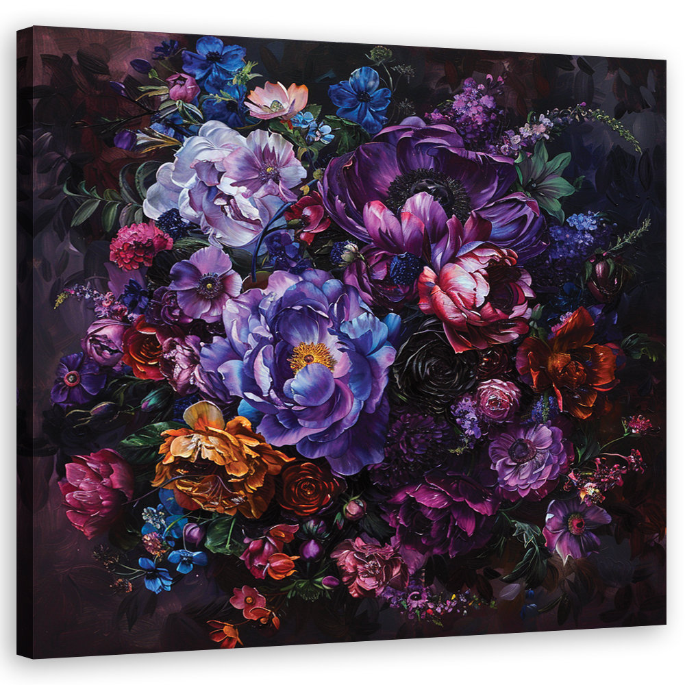 Feeby Obraz na płótnie, FEEBY Bukiet kwiatów 30x30 - Feeby | Sklep ...