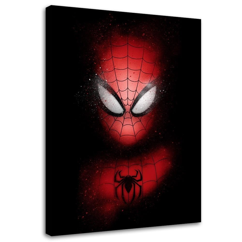 Feeby Obraz na płótnie, FEEBY Głowa Spider-Man'a - DDJVigo 60x90 ...