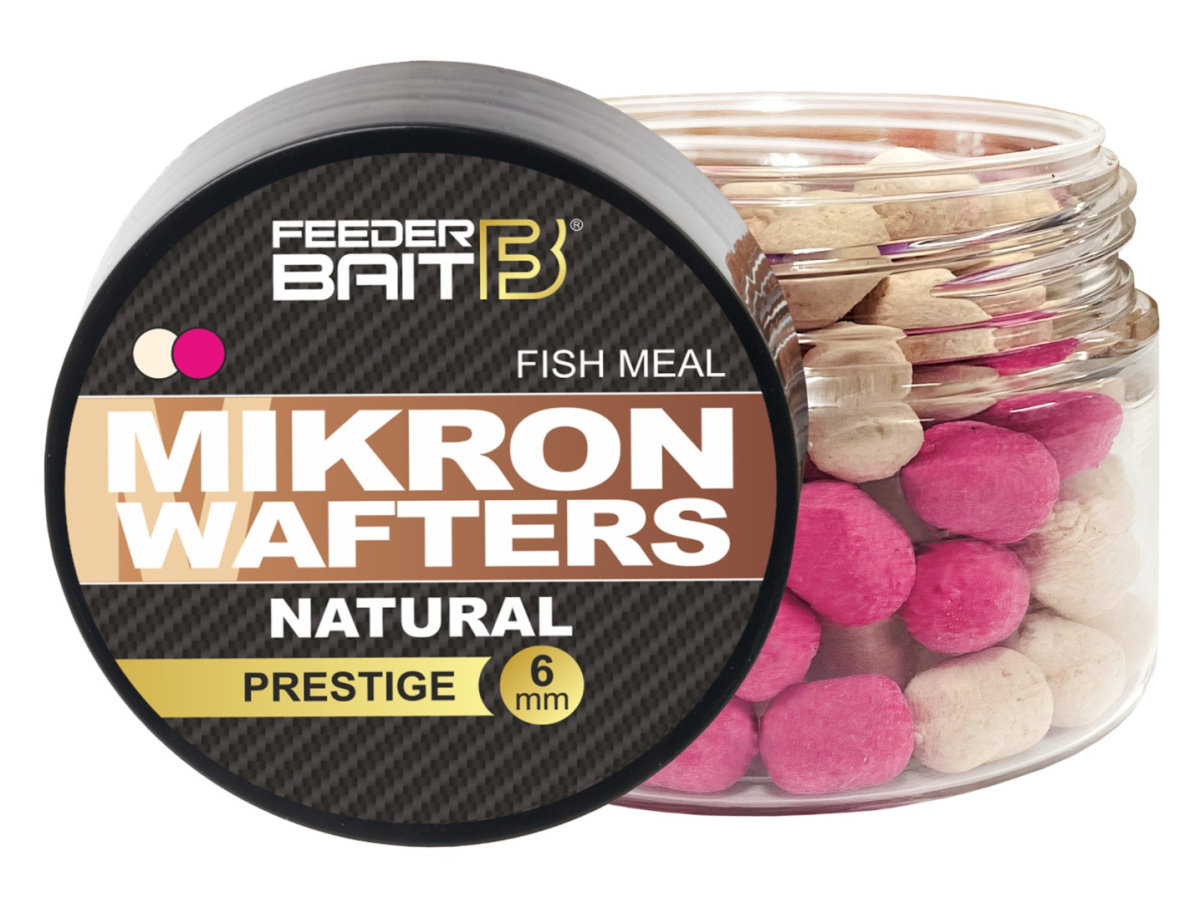 Feeder Bait Mikron Wafters Natural 6mm Biały różowy - FEEDER BAIT | Sport Sklep EMPIK.COM