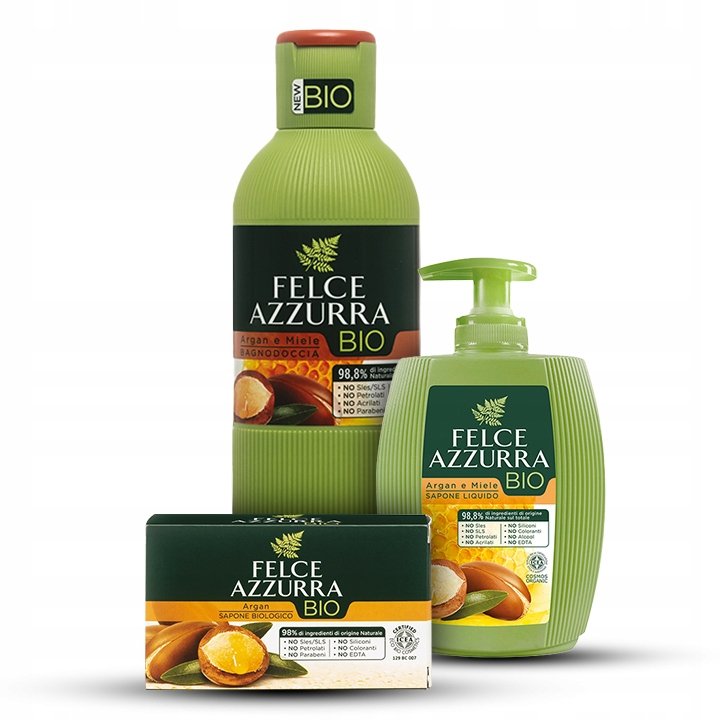 Felce Azzurra BIO Żel Mydło Płyn Kostka Zestaw | Sklep EMPIK.COM Felce Azzurra BIO Żel Mydło Płyn Kostka Zestaw | Sklep EMPIK.COM
