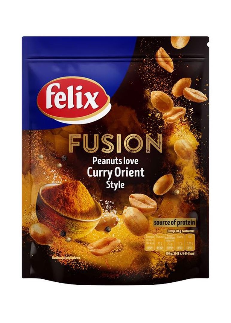 Felix Fusion orzeszki peanuts curry orient 150 g - Felix | Sklep EMPIK.COM
