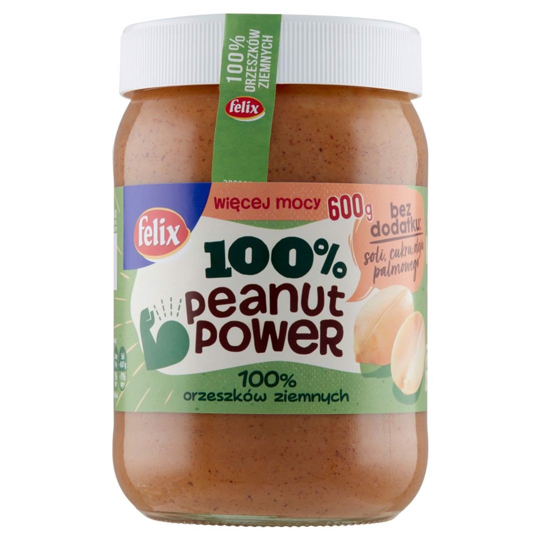 Felix Peanut Power 100% Pasta orzechowa 600 g - Felix | Sklep EMPIK.COM