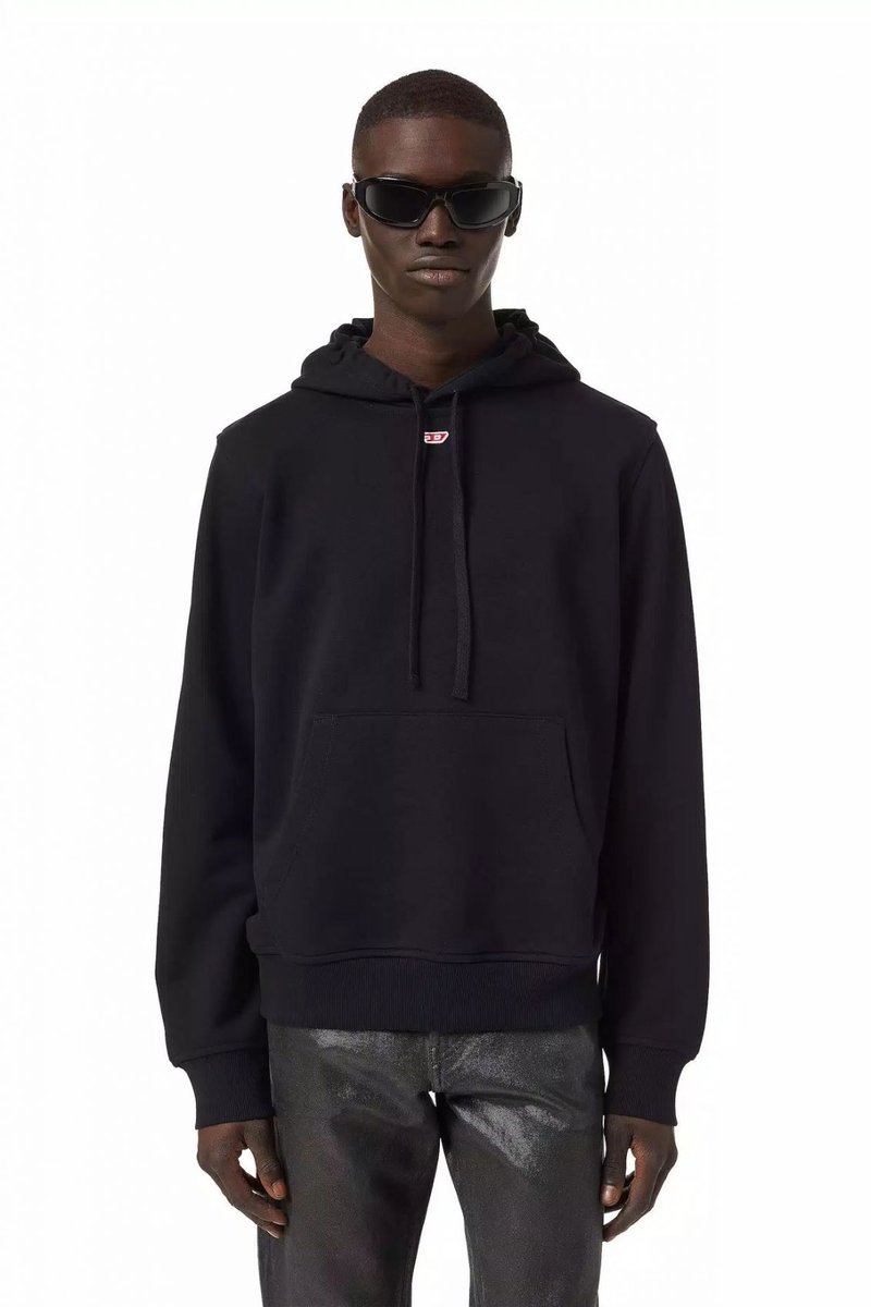 felpa uomo diesel a04073 0bawt s-ginn-hood-d 9xx black - Inna marka ...