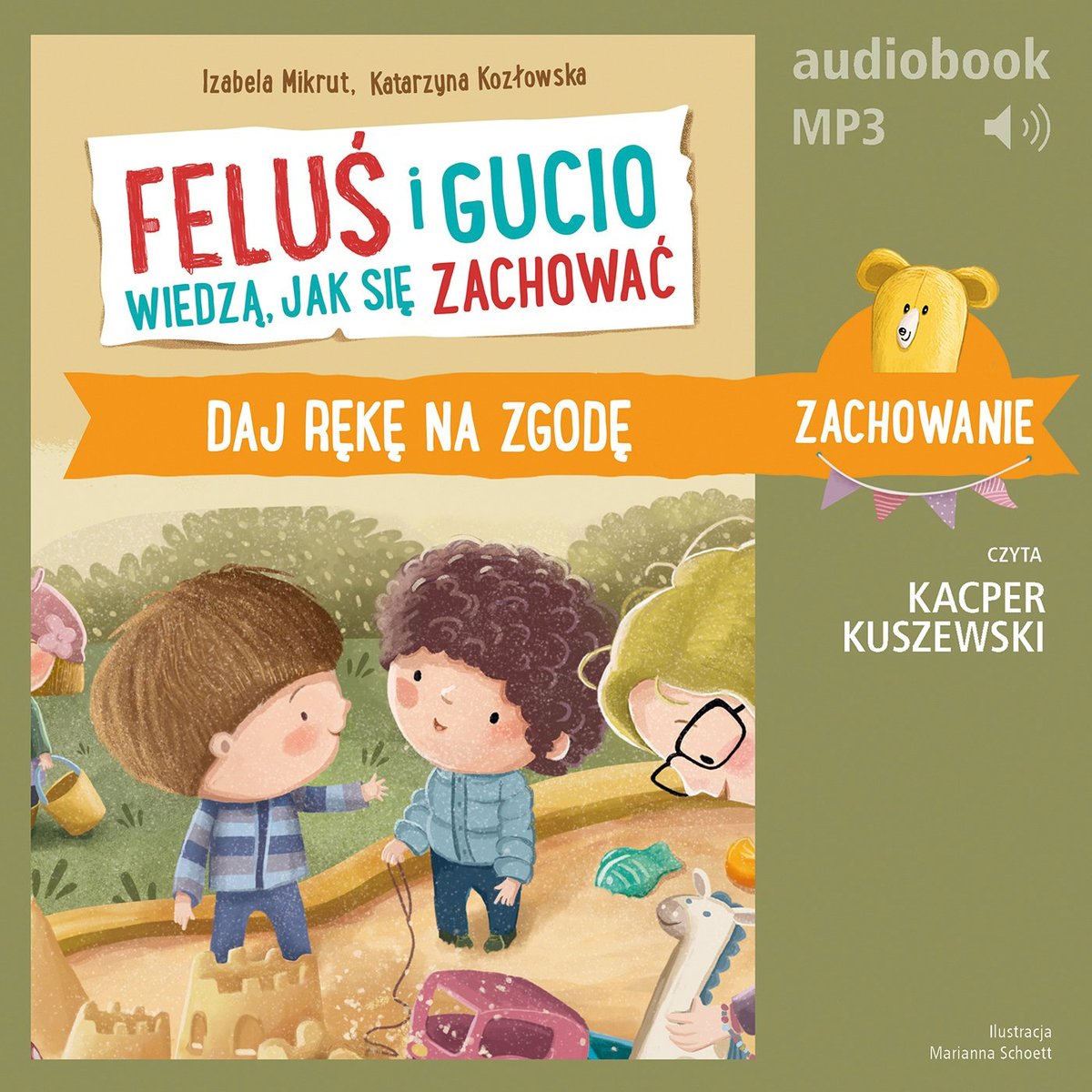 Feluś i Gucio wiedzą, jak się zachować. Daj rękę na zgodę - audiobook ...